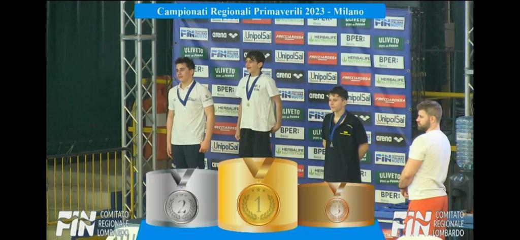 Nuoto, bronzo di Mattia Barzaghi ai campionati regionali di Milano ...